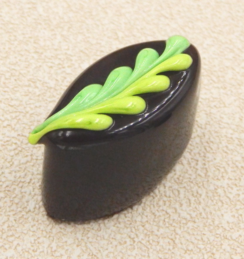 Chocolate with Mint & Pistachio Fern Design (18-049CMP) – Hulet Glass